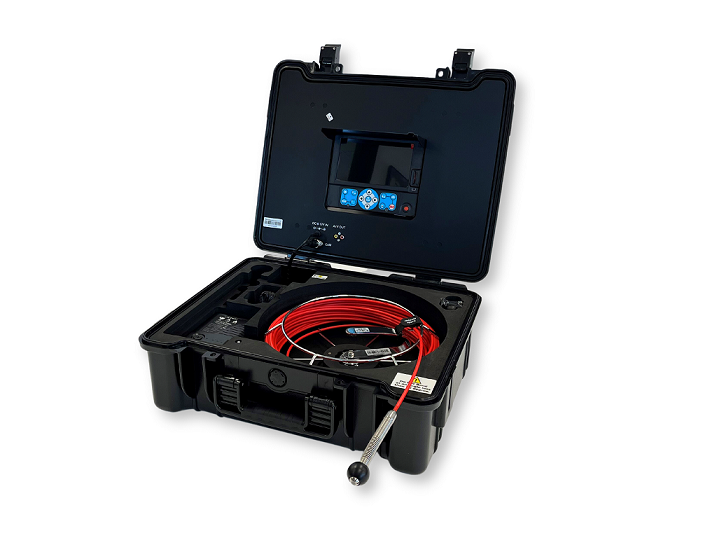 Pool Pipe Inspection Camera - 9/16" (14mm) Camera Head, 100' Pushrod ...
